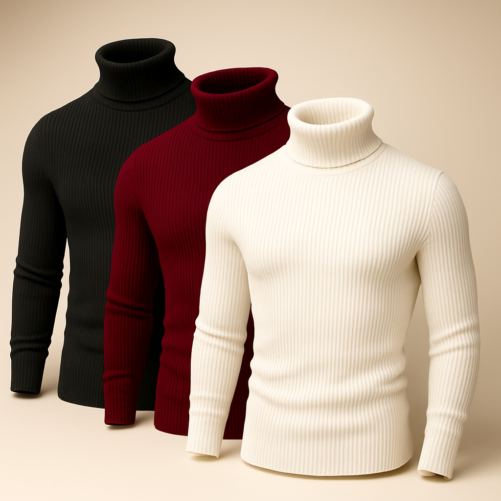 Bundle Of 3 Basic High Neck | Aesthetic Gen